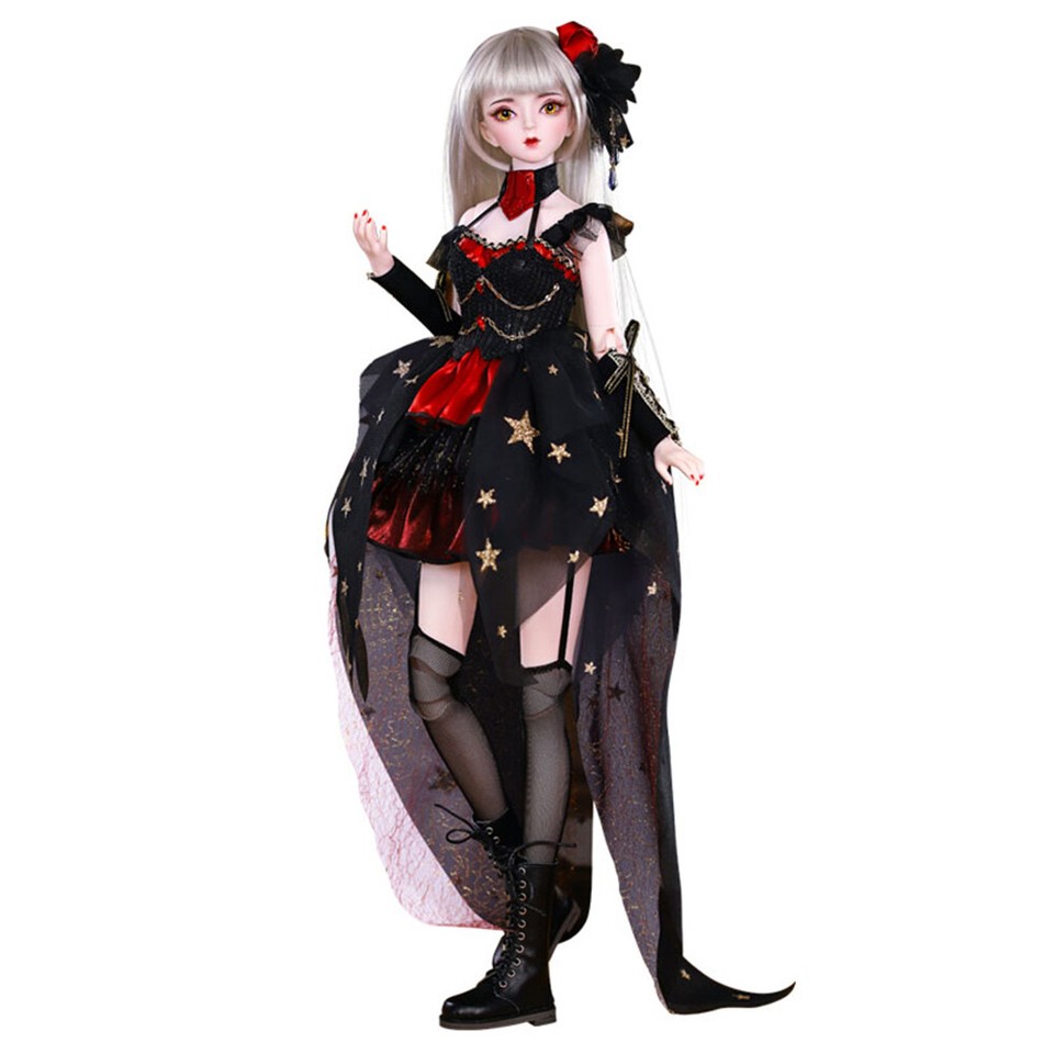 1/3 BJD Doll 62cm Beautiful Girl Dolls Full Set Assembled Outfits Kids ...