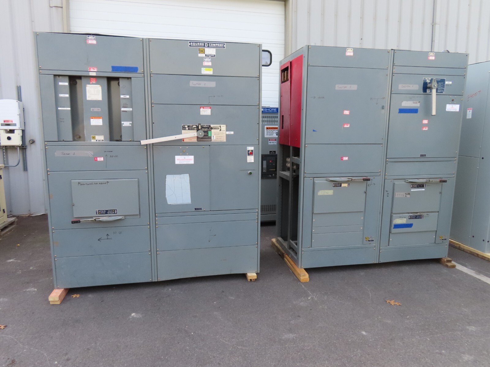 Square D POWER-STYLE Switchgear 2000A Switch, 277/480V, 3PH4W, CT ...