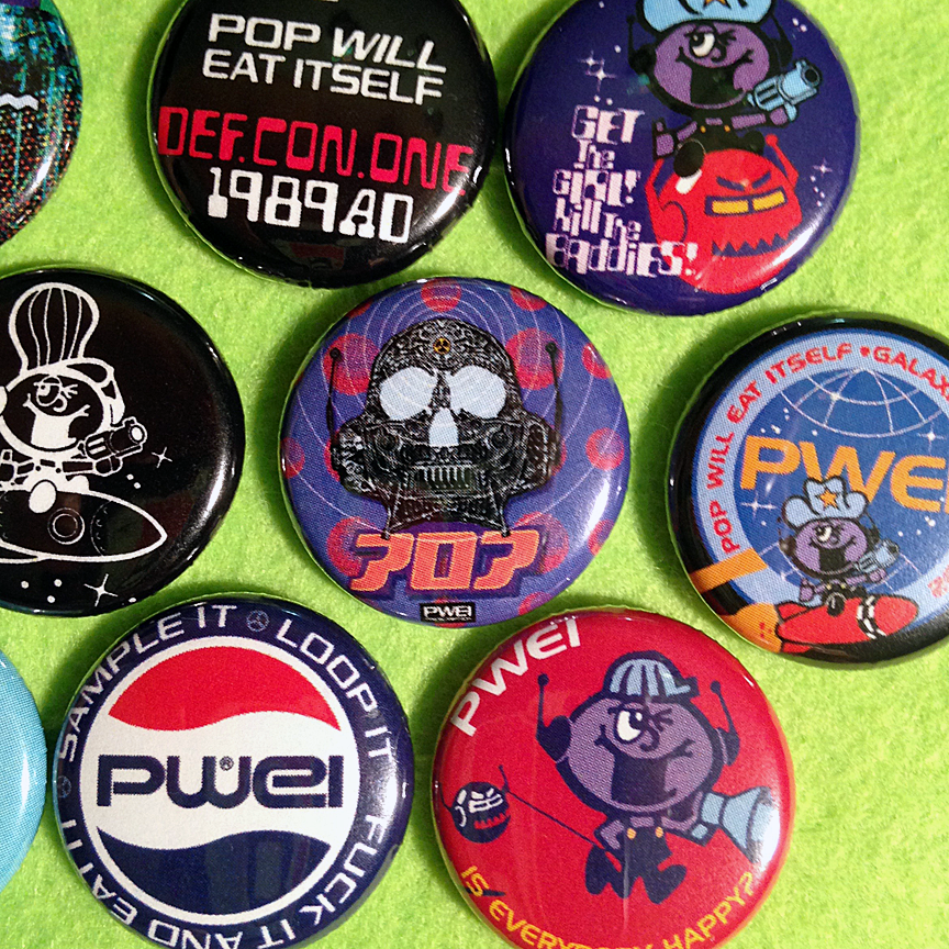 21 Pop Will Eat Itself 1" Buttons PWEI Clint Mansell Nine Inch Nails ...