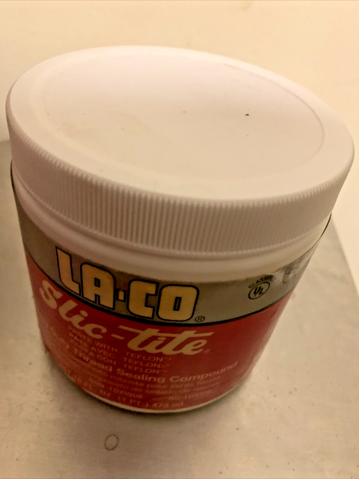 Slic-Tite Paste Thread Sealants W/ Ptfe, 16Fl-Oz. White | eBay