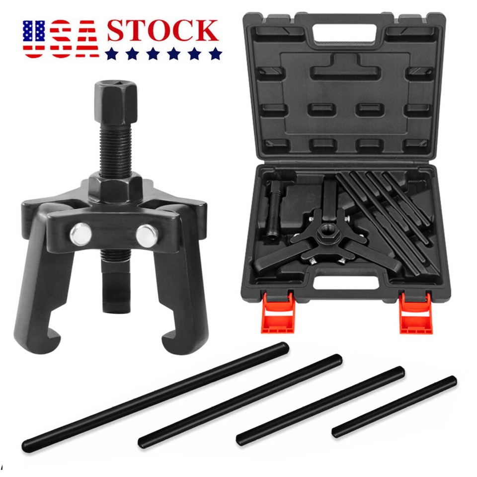 Harmonic Balancer Puller Kit, Adjustable 3-Jaw Puller for Removing ...