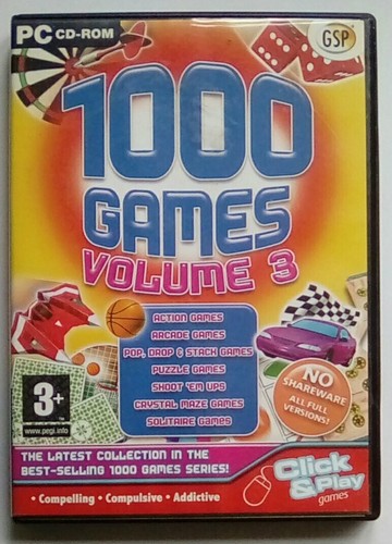 1000 Games Volume 3 for PC | eBay