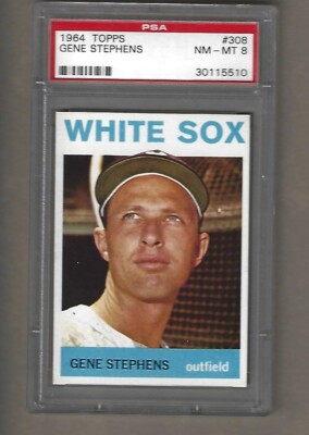 1964 TOPPS GENE STEPHENS # 308 PSA 8 | eBay