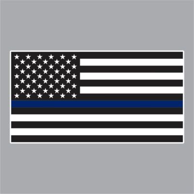 700-191 Thin Blue Line Police Carpet Graphic Decal Sticker for Fishing ...