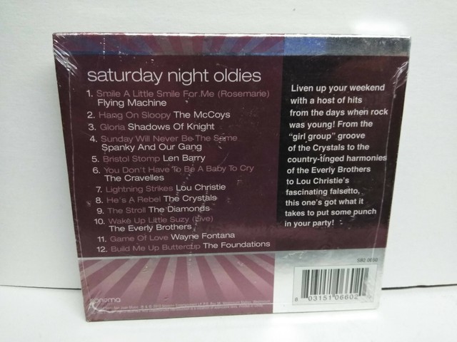 Saturday Night Oldies [Digipak] by Various Artists (CD, Dec-2012 ...