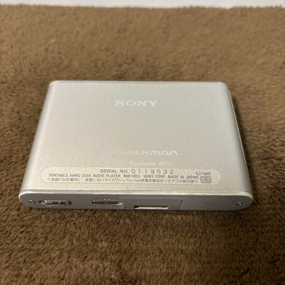 Sony Network Walkman 20GB Digital MP3 Player Silver NW-HD3 Used Japan ...