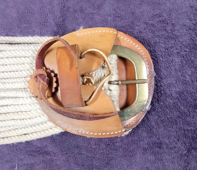 VTG UNBRANDED LEATHER REAR CINCH & ROPER CINCH WITH LEATHER STRAP ...