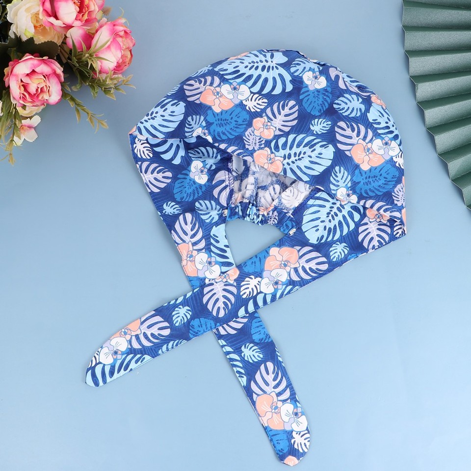 Printed Oil Proof Kitchen Working Hat Protector Headdress for Womem Men ...