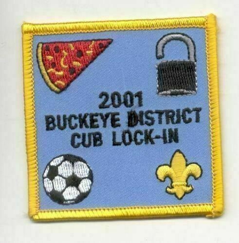 2001 Buckeye District Cub Lock-In patch | eBay