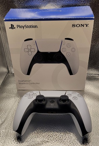 Sony PlayStation 5 PS5 Dual Sense Wireless Controller - White W/Box | eBay