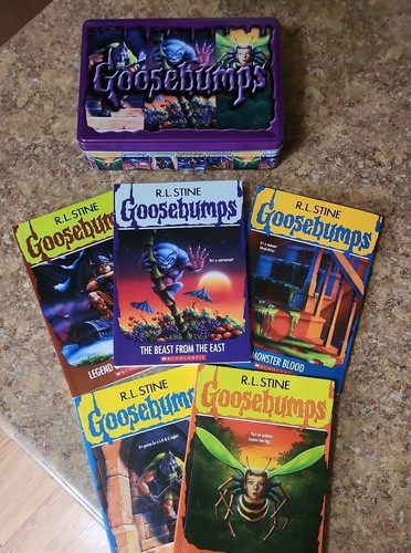 GOOSEBUMPS Retro Scream Tin Box 25th Anniversary Collector 5 PB Books ...