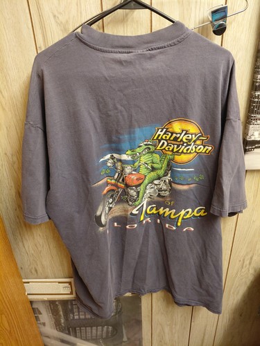 R.K. Stratman 90s Harley Davidson T-Shirt Sz 2XL Tampa, Florida Gator ...