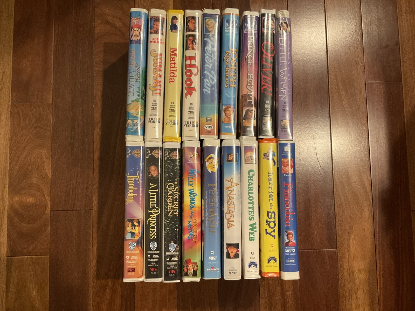 BUILD A MOVIE LOT- VHS KIDS Tapes: TRI STAR/PARAMOUNT/WB/DREAM WORKS ...