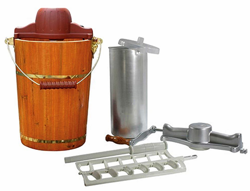 Electric / Hand Crank Ice Cream Maker made by AmeriHome Model ICM6, 6QT ...