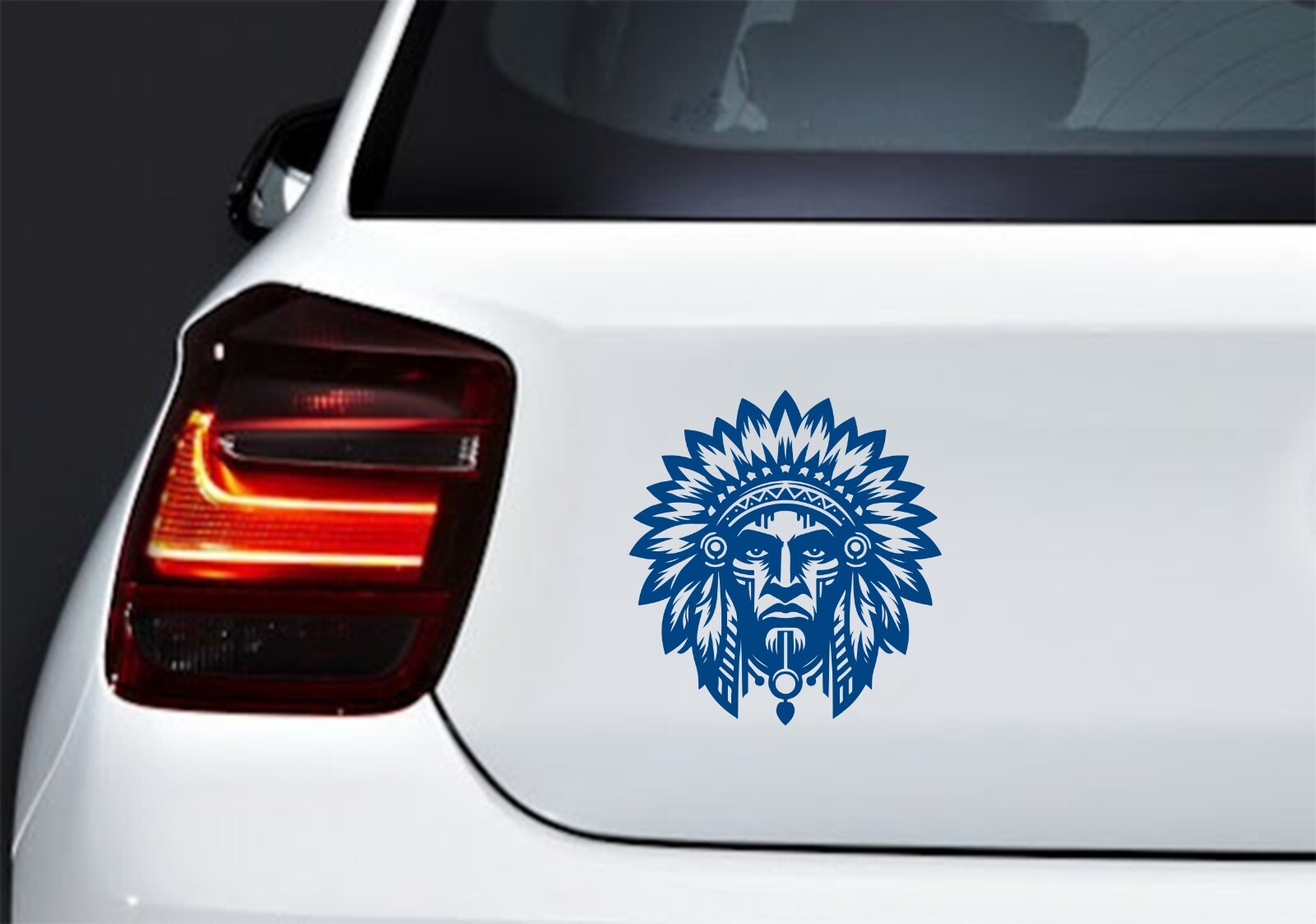 Native American Indian Headdress War Bonnet Vinyl Decal Sticker 01 | eBay