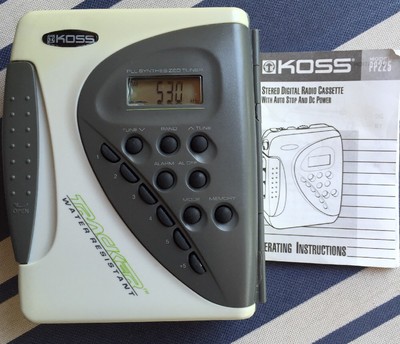 VTG Koss Tracker Water Resistant Model PP225 Stereo Digital Radio ...