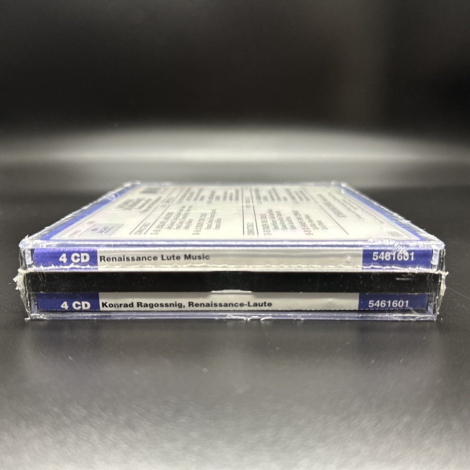 Renaissance Lute Music, Konrad Ragossnig [Archiv, 4 CD Box Set] NEW ...