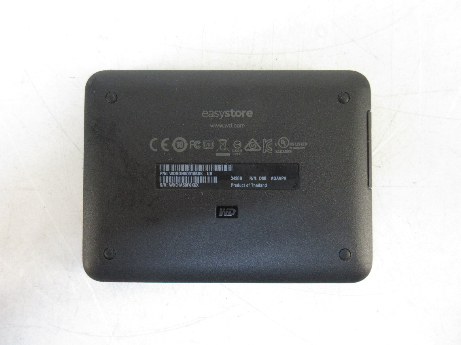 WD Easystore 1TB External USB 3.0 Portable Hard Drive - Black ...