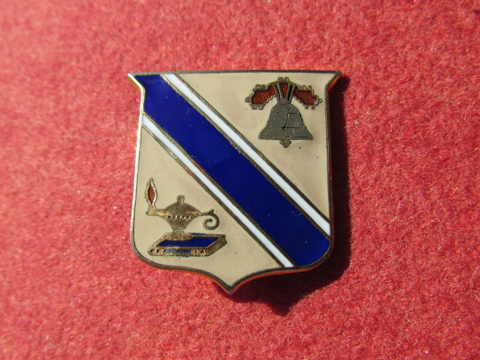 US Army Quartermaster School DUI Insignia Pinback DI Pin | eBay