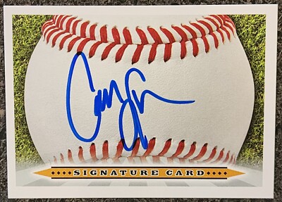 Carson Seymour Signed Signature Card SF Giants MLB Debut 6/29/25! | eBay