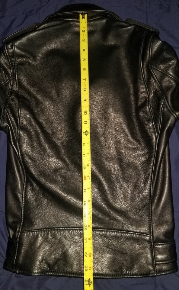 Men's Schott 513UST One Star Black Leather Jacket | eBay