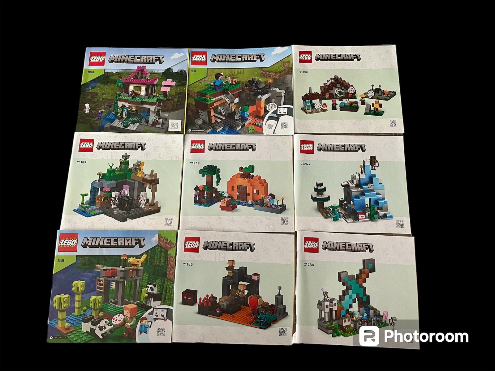 Lego Minecraft Manuals Lot Of 26 Booklets/ 5 Lbs. Free shipping | eBay