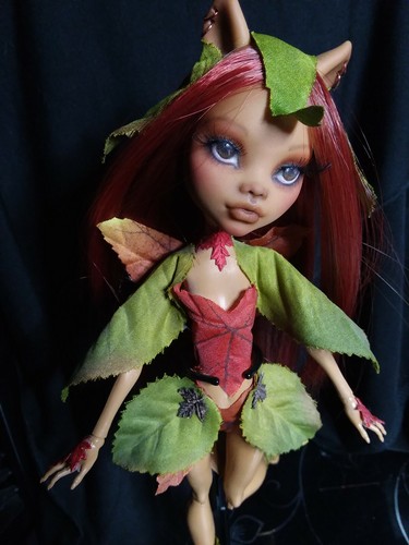 Monster High Doll Repaint faceup Ooak Autumn fairy | eBay