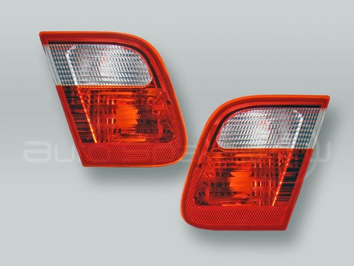 TYC SEDAN Inner Tail Lights On Trunk Lamps PAIR fits 1999-2001 BMW 3 ...