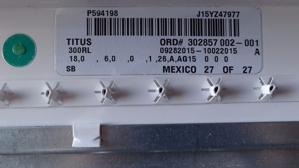 Titus 300RL Steel Double Deflection Supply Grille 18 X 6 ~ White | eBay