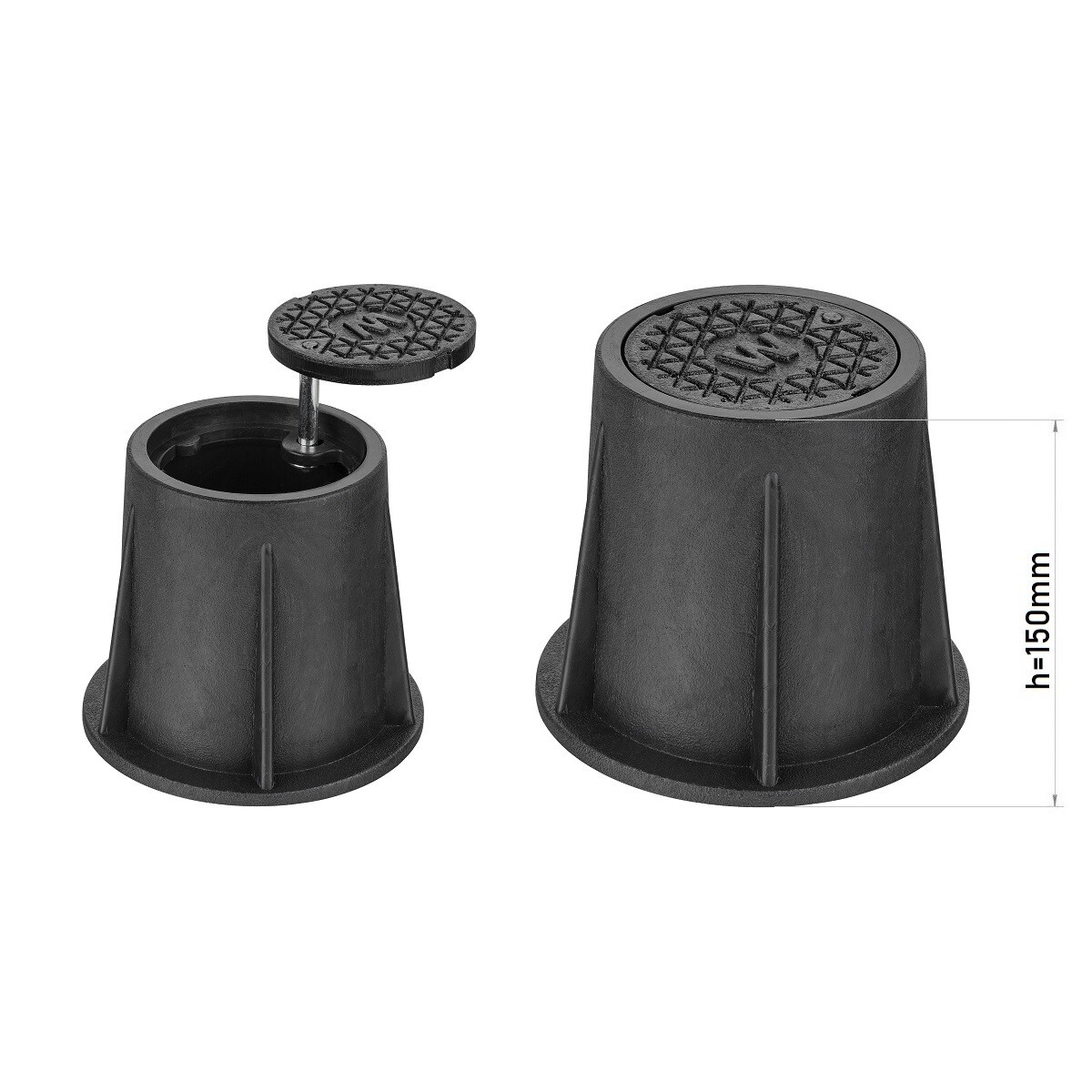 Water Stop Tap Box Surface Box Stop Cock Box Valve Box with Cast Iron ...