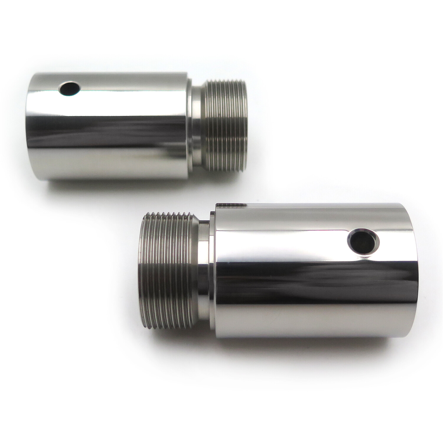 39mm Fork Tube 2in 2" Extensions For Harley Dyna Glide Sportster FXD XL ...