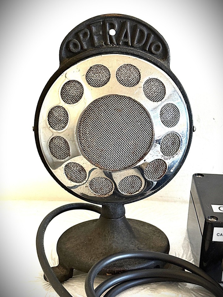 Rare 1920’s Universal “Operadio” working carbon microphone, w/power ...
