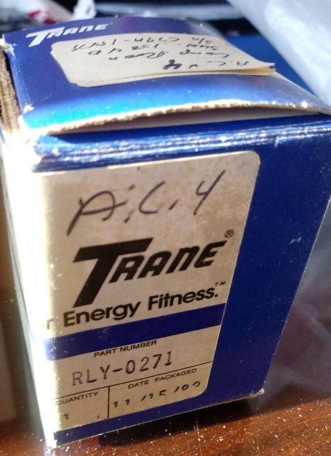 Trane RLY02807 Blower Motor Relay for sale online | eBay