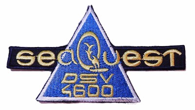 SeaQuest TV Show DSV 4600 Chest Logo 4 1/2" Wide Embroidered Patch | eBay