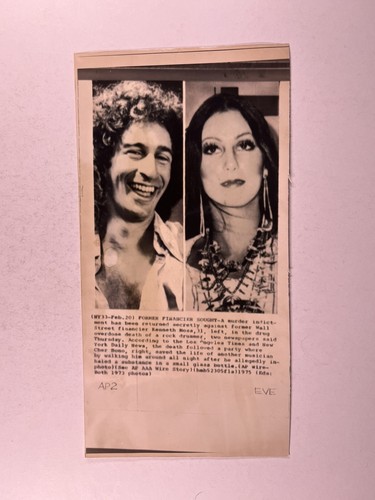 Cher Photo Kenneth Moss Photo Original Black And White Press Promo ...