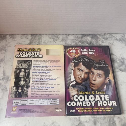 The Colgate Comedy Hour - Martin & Lewis DVD NEW & SEALED Vintage Movie ...