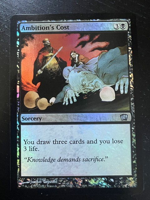 MTG Ambition's Cost Eighth Edition 118 Regular Uncommon for sale online ...