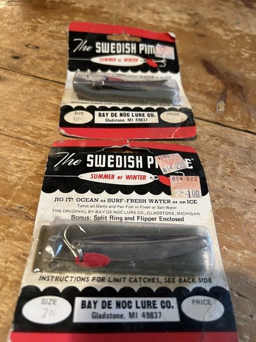Swedish Pimple Lures Unopened - 7n And 6n | eBay