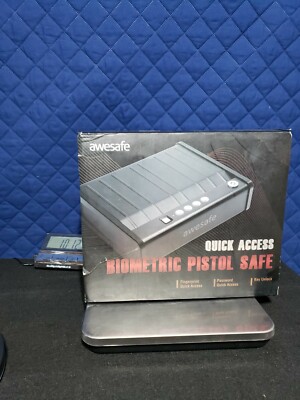Awesafe with Fingerprint Identification and Biometric Lock One Handgun ...