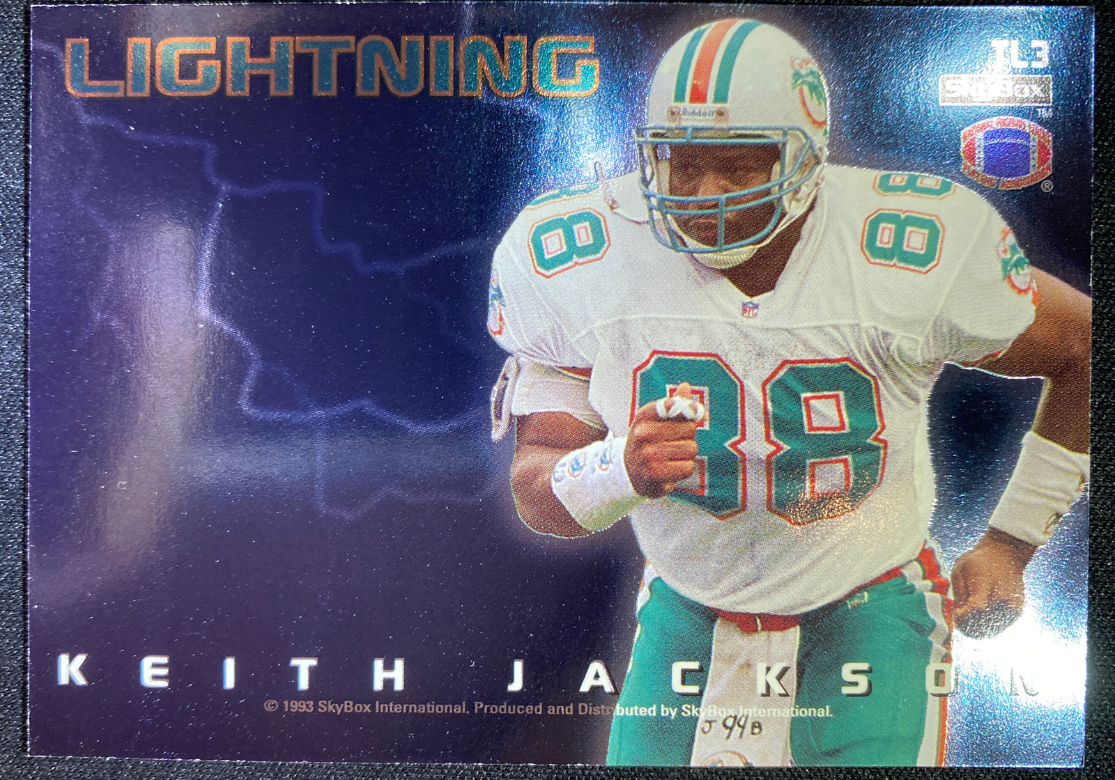1993 Skybox Premium - Thunder & Lightning #TL3 Dan Marino, Keith ...