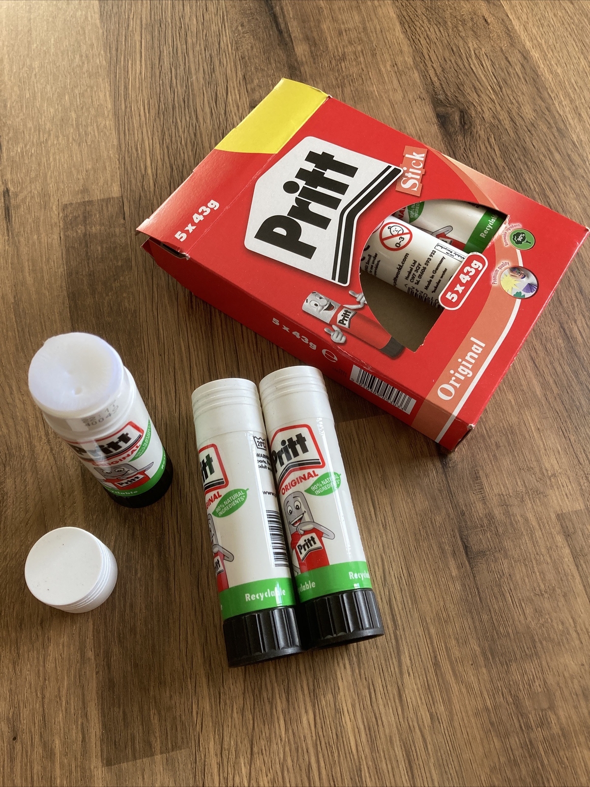 Henkel Original 43g( LARGE)PRITT Glue Stick,Solvent Free,Acid Free( BOX ...