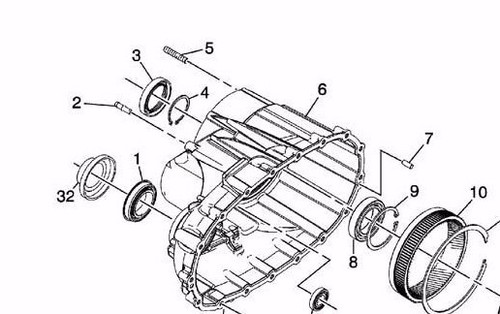 Transfer Case Oil Deflector GM 19259182 MP1225 MP1226 4WD AWD 6SPD | eBay