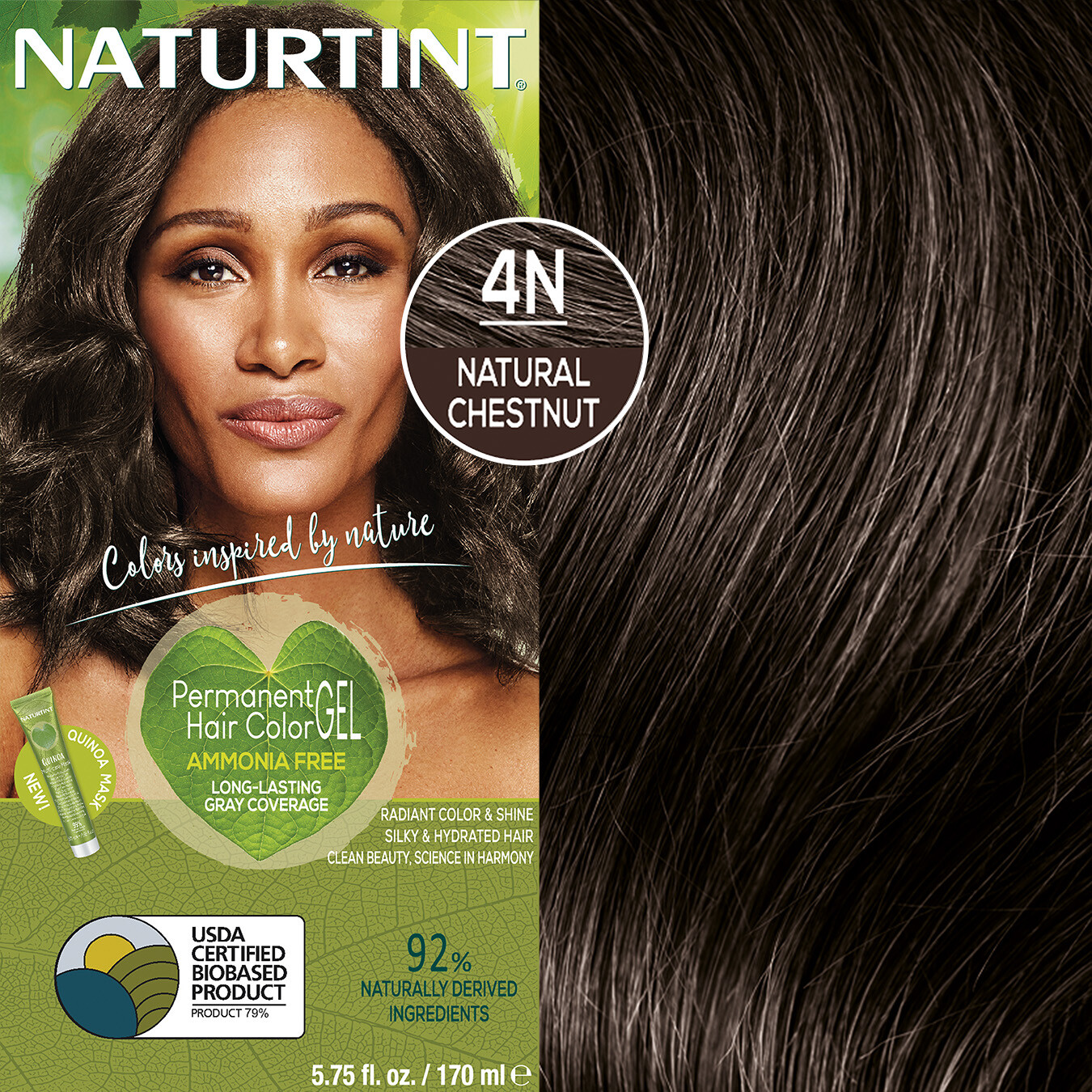 Naturtint - Permanent Hair Color - 4N Natural Chestnut - 5.75 Oz (Pack ...