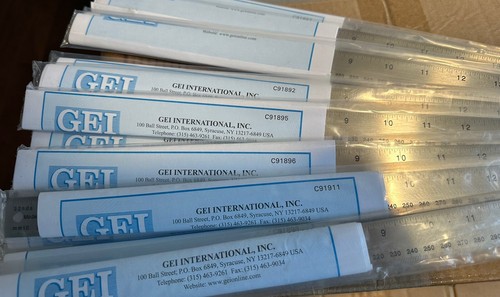 Brand New Fully Calibrated And Certified GEI Metal Ruler 36” | eBay