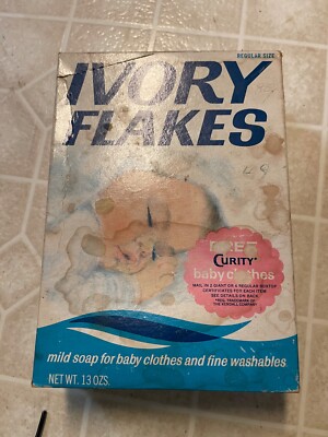 Vintage Grocery Store Advertisement Ivory Flakes Box Unopened 13oz ...