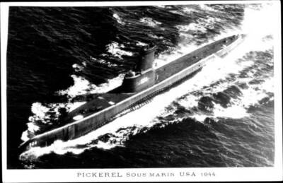 United States Navy Submarine USS Pickerel SS 524 SHIPPING NAVAL OLD ...
