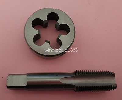 1pc HSS Machine 1/8-27 NPT Plug Tap and 1pc 1/8-27 NPT Die Threading ...
