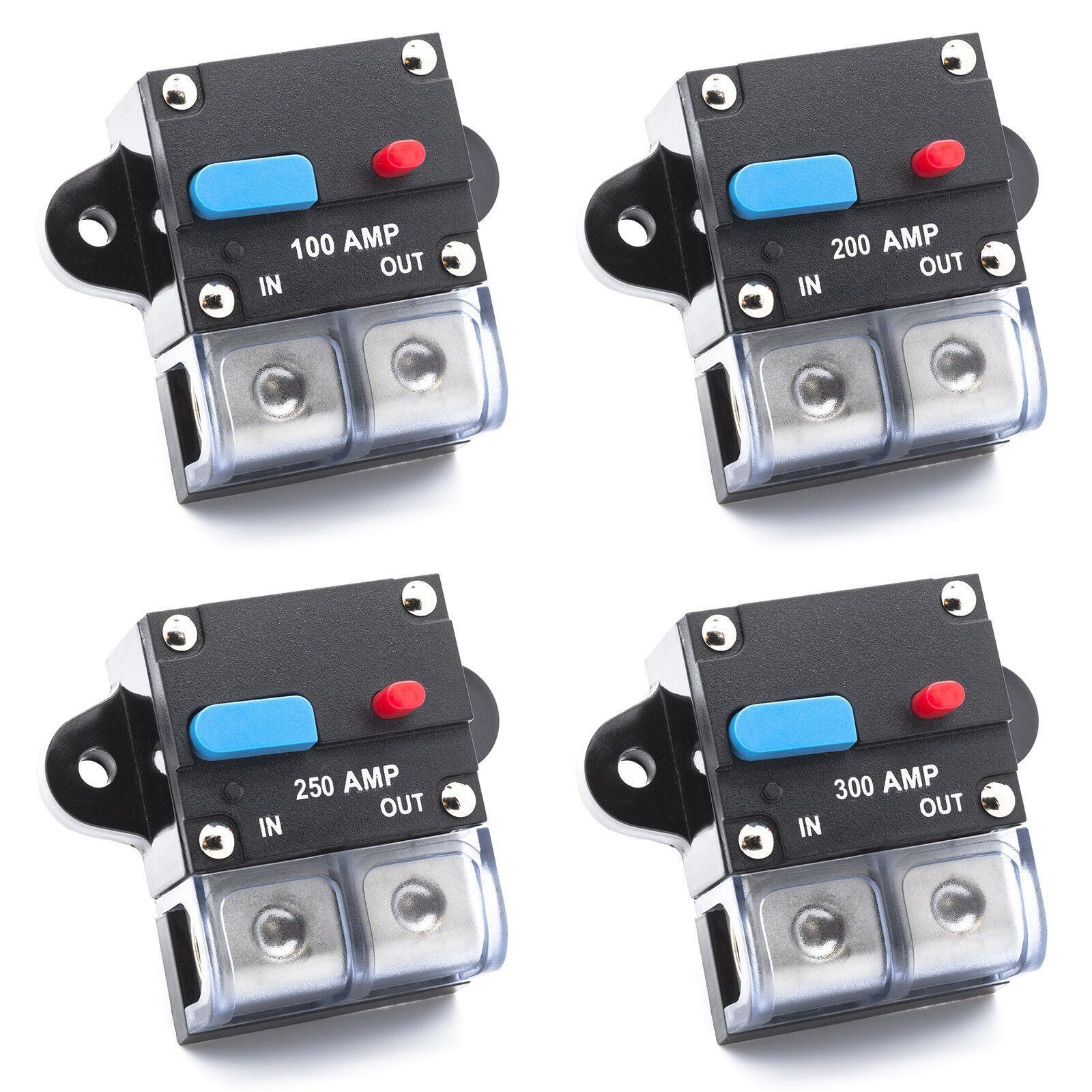 100A/200A/250A/300A Car Automatic Fuse Automatic Switch Self Reset 12V ...