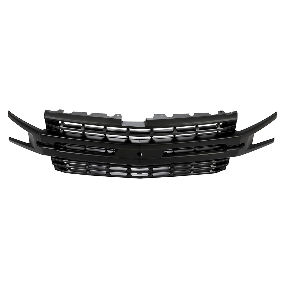Front Bumper Upper Grille Black Fit For Chevrolet Silverado 1500 19-22 ...