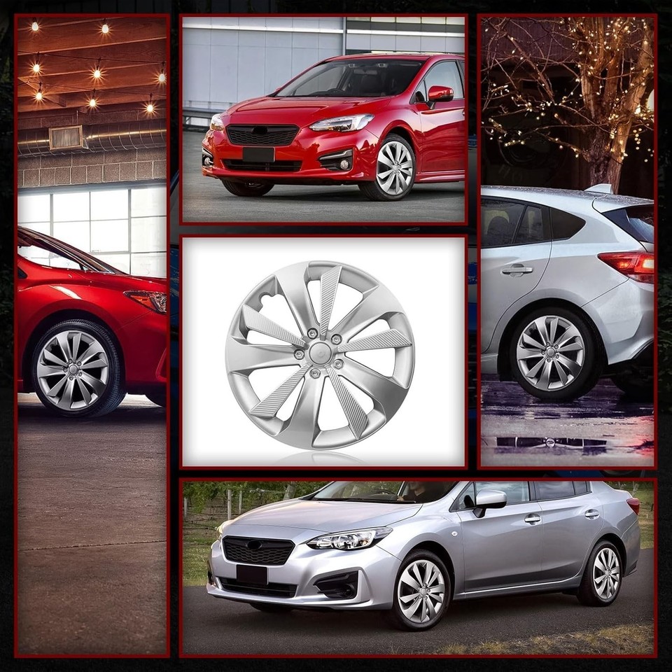 16" Silver Hub Cap Wheel Cover Hubcap 28811FL010 for 2017-2023 Subaru ...